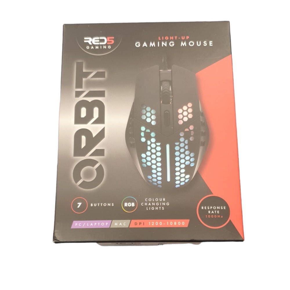 Red5 Orbit Light-up Gaming Mouse - Own4Less